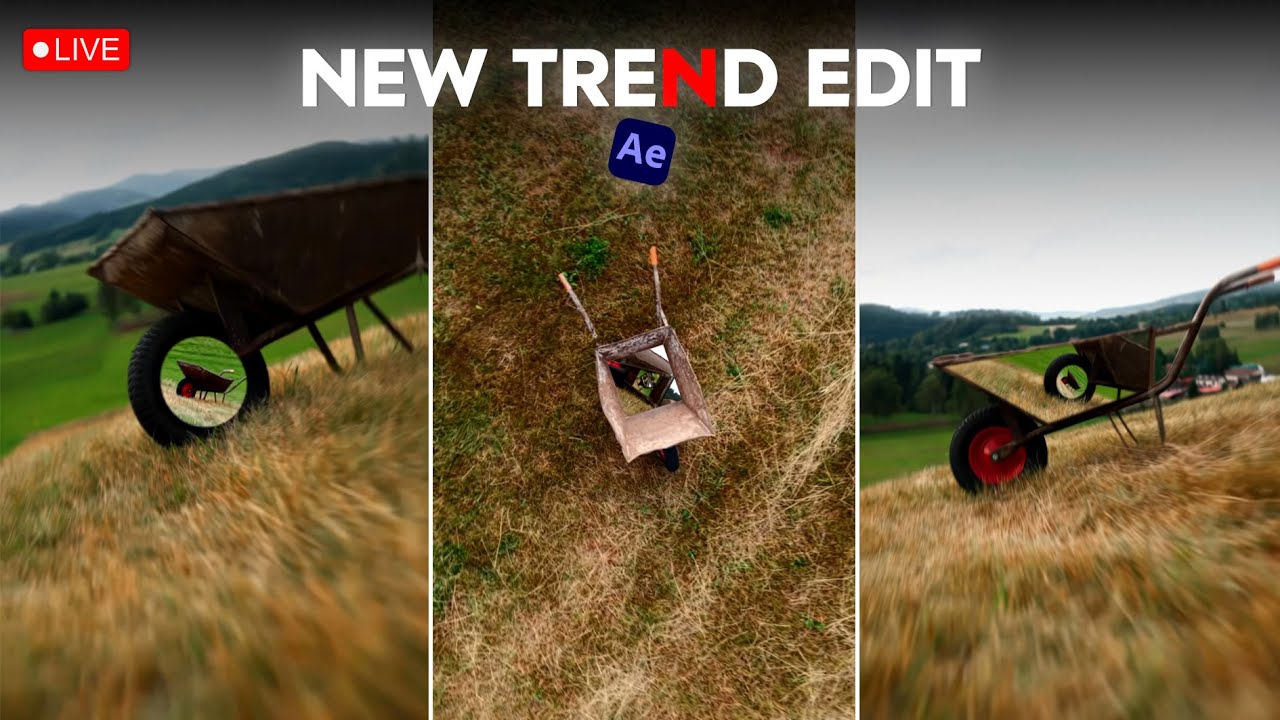 New Trend Edit- After effects live🔴 - YouTube