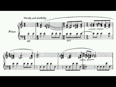 Cyril Scott - Consolation in memoriam Archie James Rowan-Hamilton (audio + sheet music)