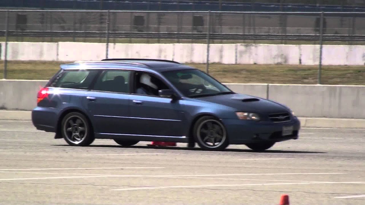Subaru Legacy GT Speed Ventures Autocross 05/06/12 - YouTube