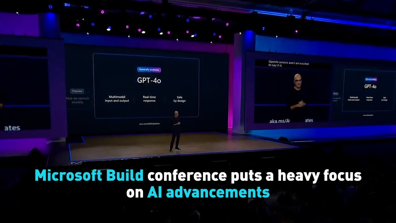 Microsoft Build conference puts a heavy focus on AI advancements - YouTube