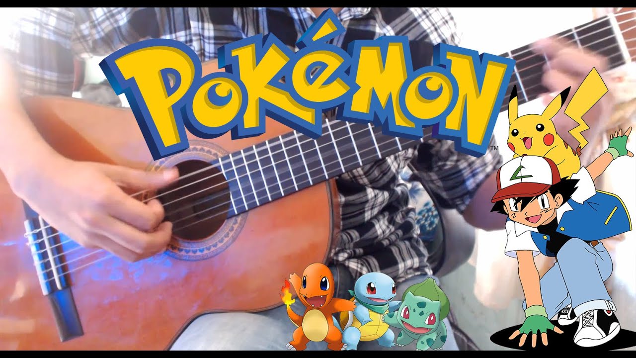 pokemon guitarra opening fingerstyle cover pokémon go guitar ポケモン #60 ...