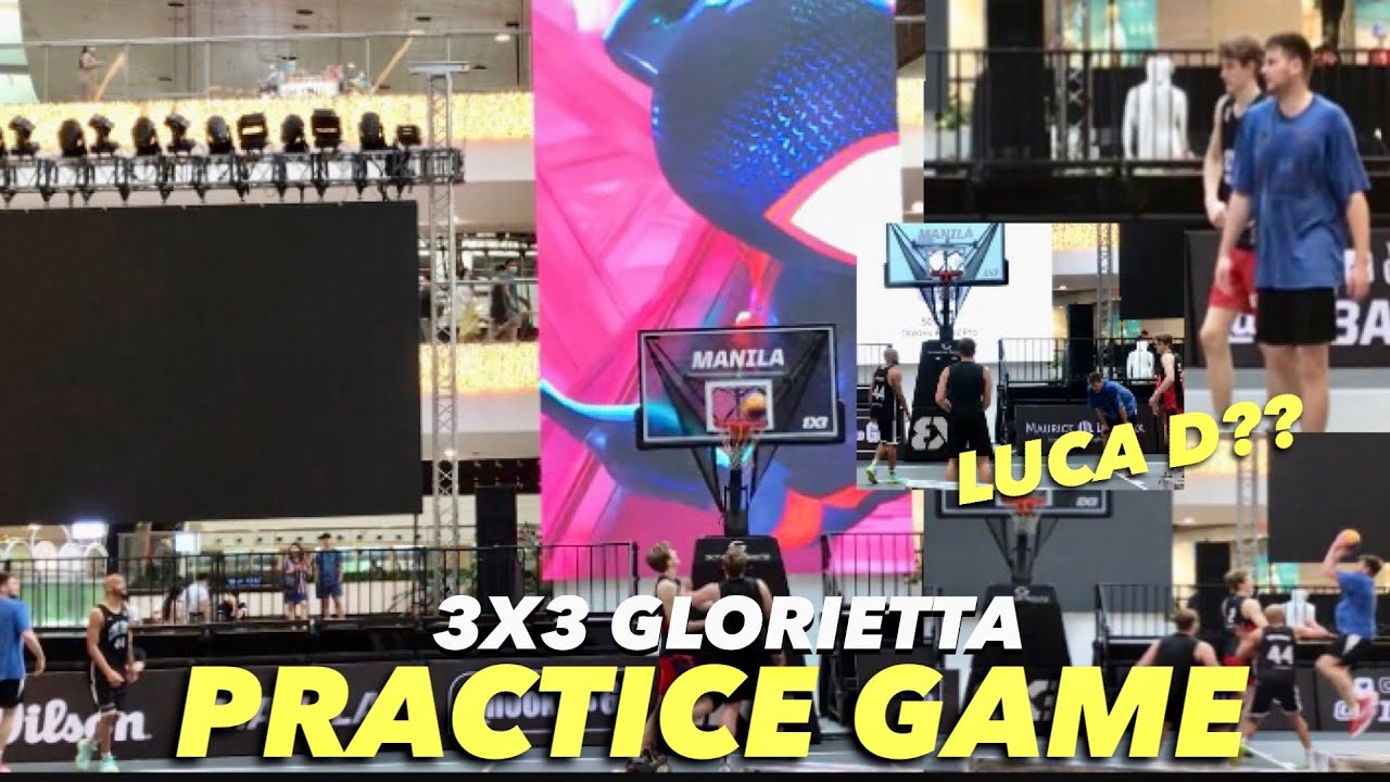 3x3 BASKETBALL GLORIETTA PRACTICE GAME | - YouTube