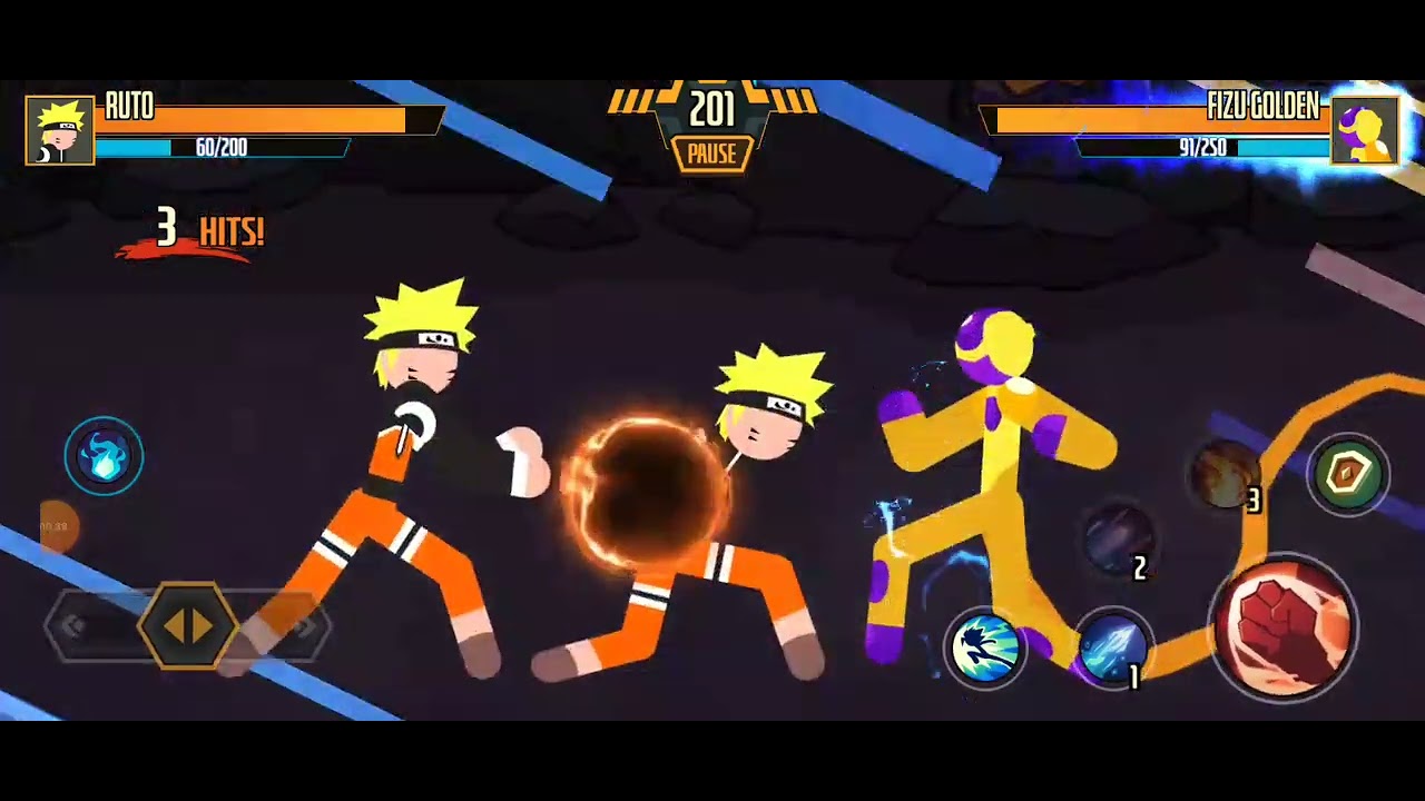 Stickman Dragon Fight - Super Stick Warriors! naruto - YouTube