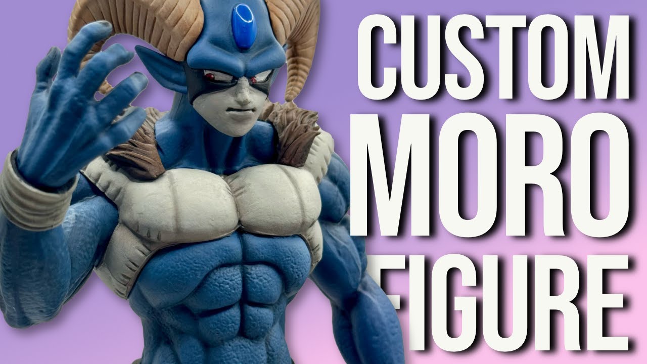 I RESCULPTED Moro’s ENTIRE FACE! Custom Dragon Ball Super Figure! - YouTube