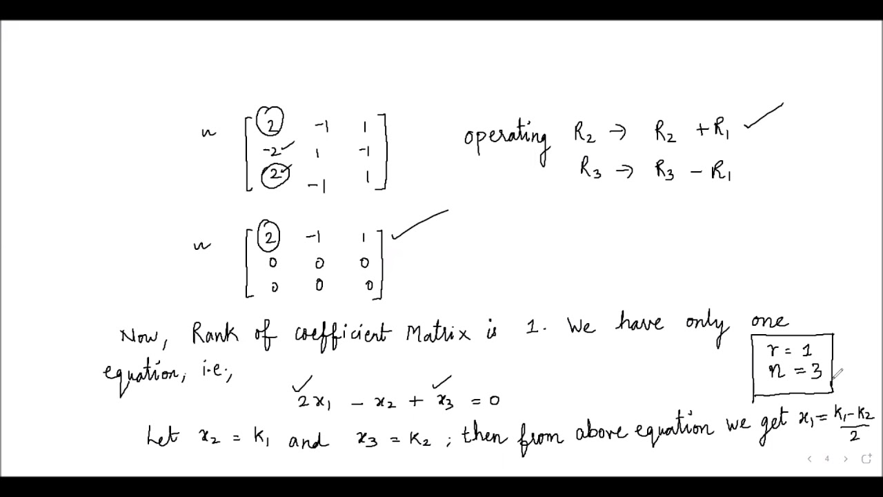 Problem Eigen Values and Eigen Vectors - YouTube