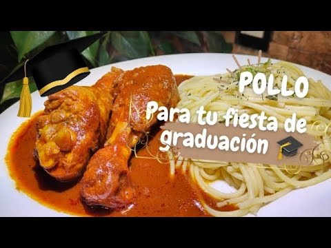 POLLO ADOBADO para fiesta de Graduación 🎓 - YouTube