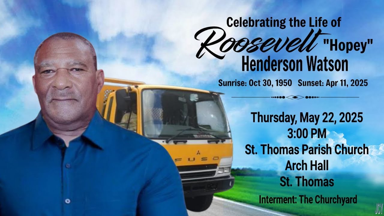 A Service of Thanksgiving for the Life of Roosevelt Watson - YouTube