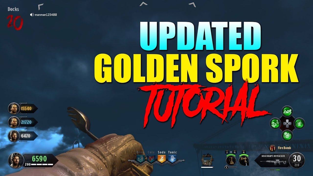 How to get the Golden Spork in Blood of the Dead (Black Ops 4 Zombies ...