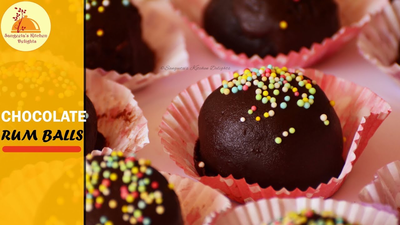 Chocolate Rum Ball | Christmas New year Special Recipe | Party Dessert ...