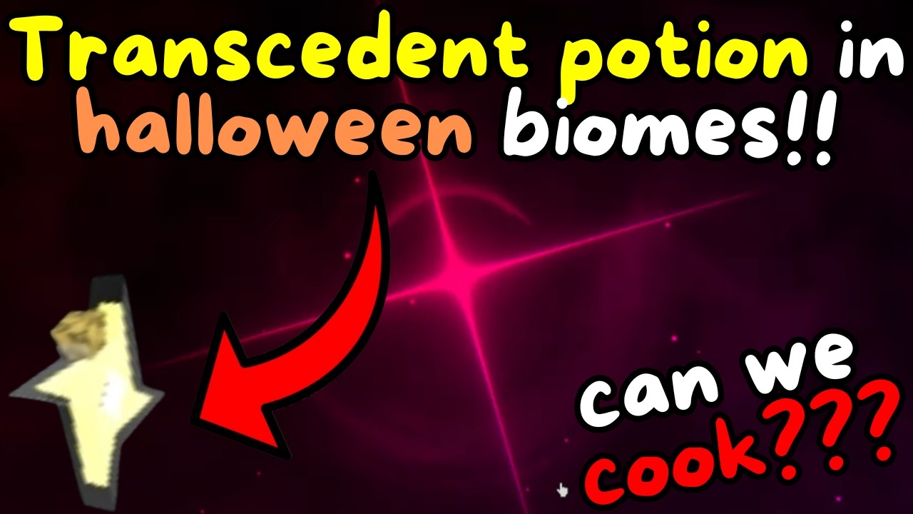 POPPING A *TRANSCENDENT POTION* IN HALLOWEEN BIOMES FOR APOSTOLOS VEIL ...