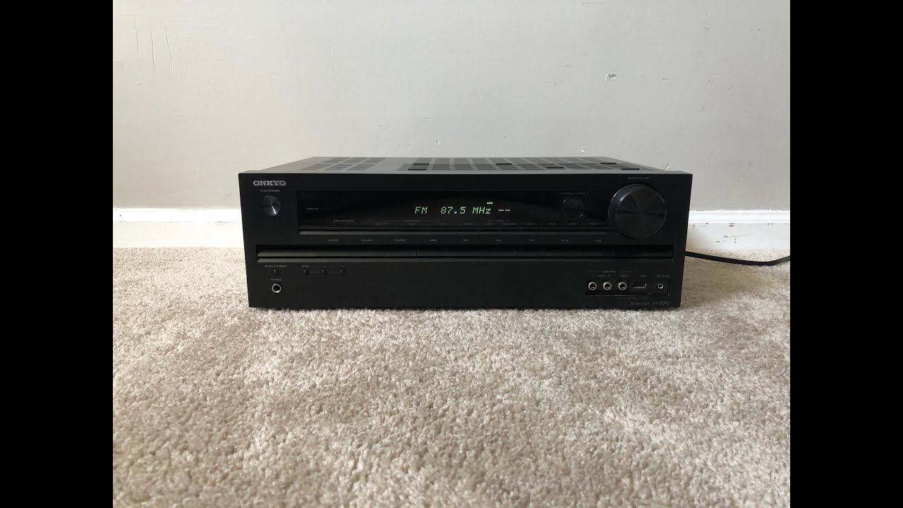 Onkyo HT-R590 7.1 HDMI Home Theater Surround Receiver - YouTube