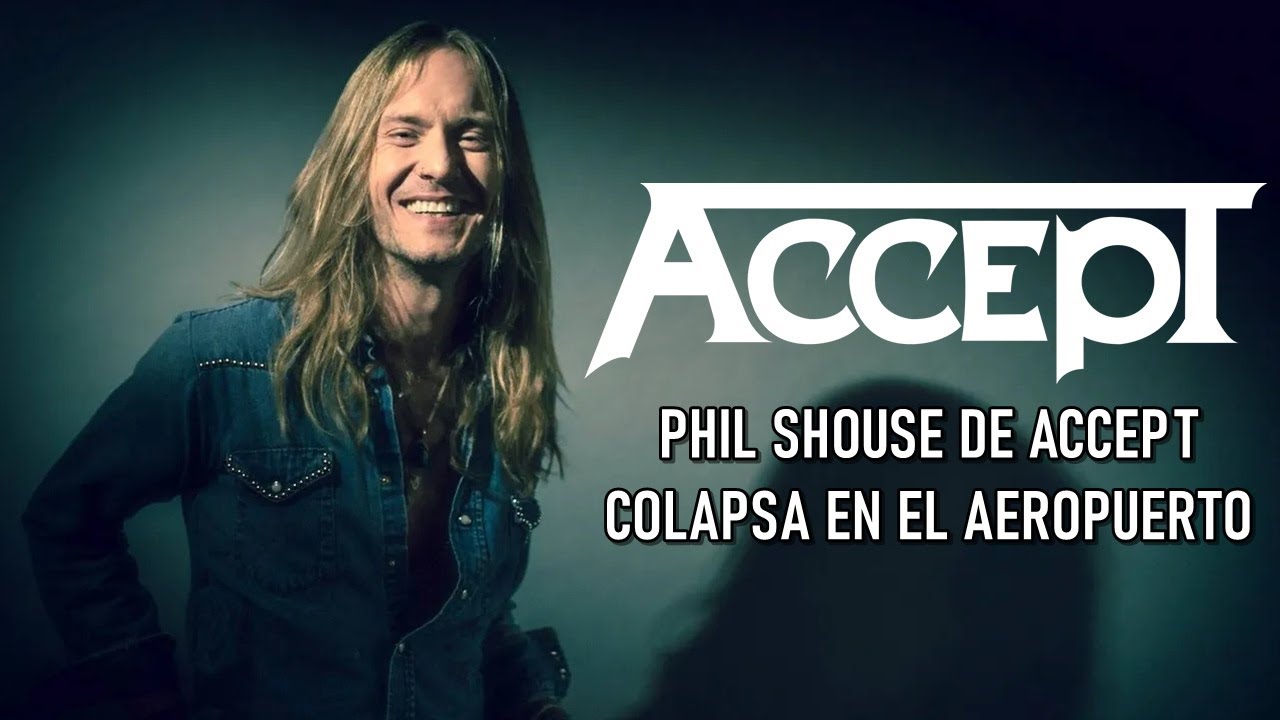 PHIL SHOUSE DE ACCEPT COLAPSA EN EL AEROPUERTO - YouTube