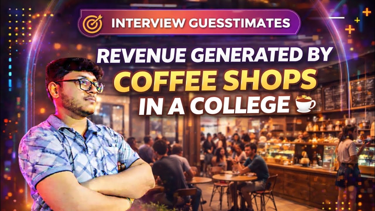 Revenue Generated by Coffee Shops in a College ☕ | Interview ...