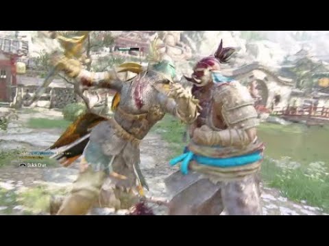 For Honor Warden Shoulder Tackle execution on all characters - YouTube