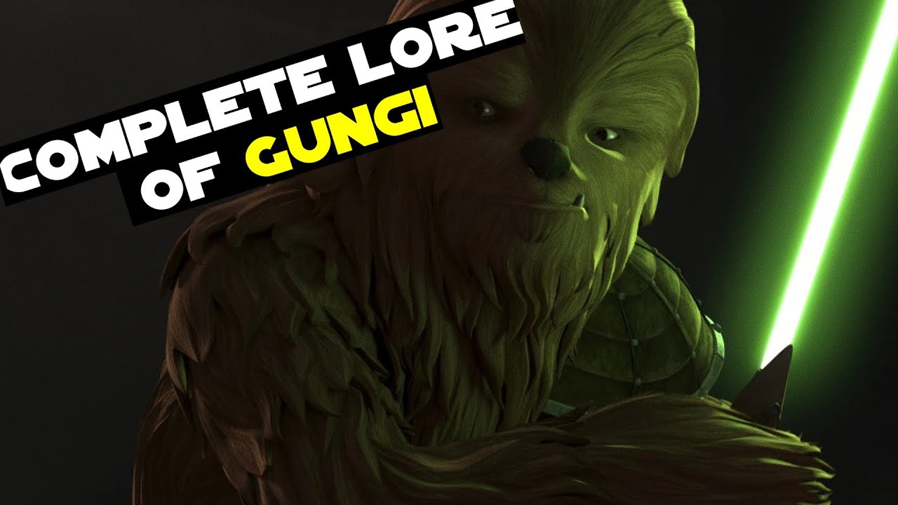 Gungi. The Complete Lore On The Wookie Jedi. Star Wars - YouTube