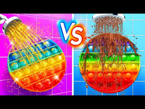 LUCKY VS UNLUCKY GIRL || Rich Girl VS Broke Girl by 123 GO! SCHOOL