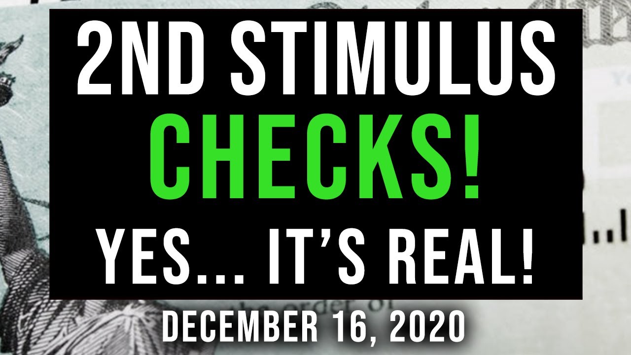 (BREAKING NEWS! 2ND CHECKS!) YES! SECOND STIMULUS CHECK UPDATE $1200 ...