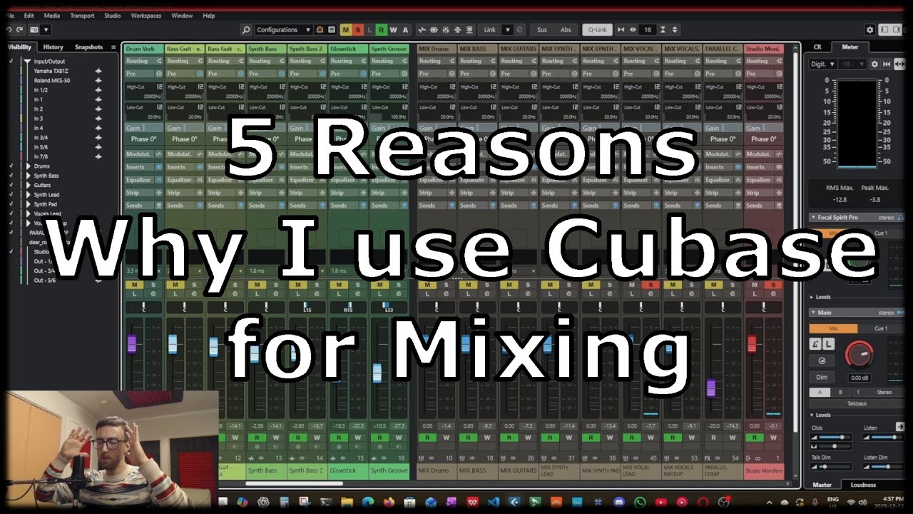 5 Reasons Why I Use Cubase for Mixing - YouTube