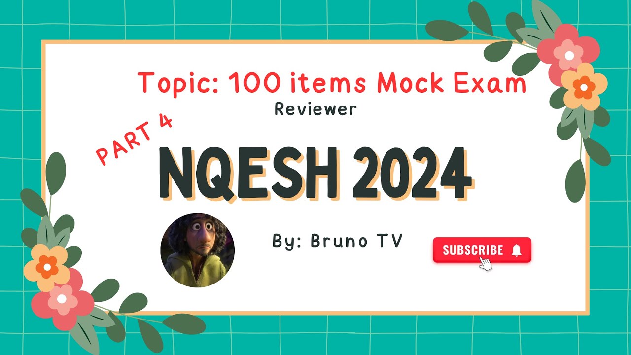NQESH Reviewer 2024 Topic:100 items MOCK EXAM part 4 - YouTube