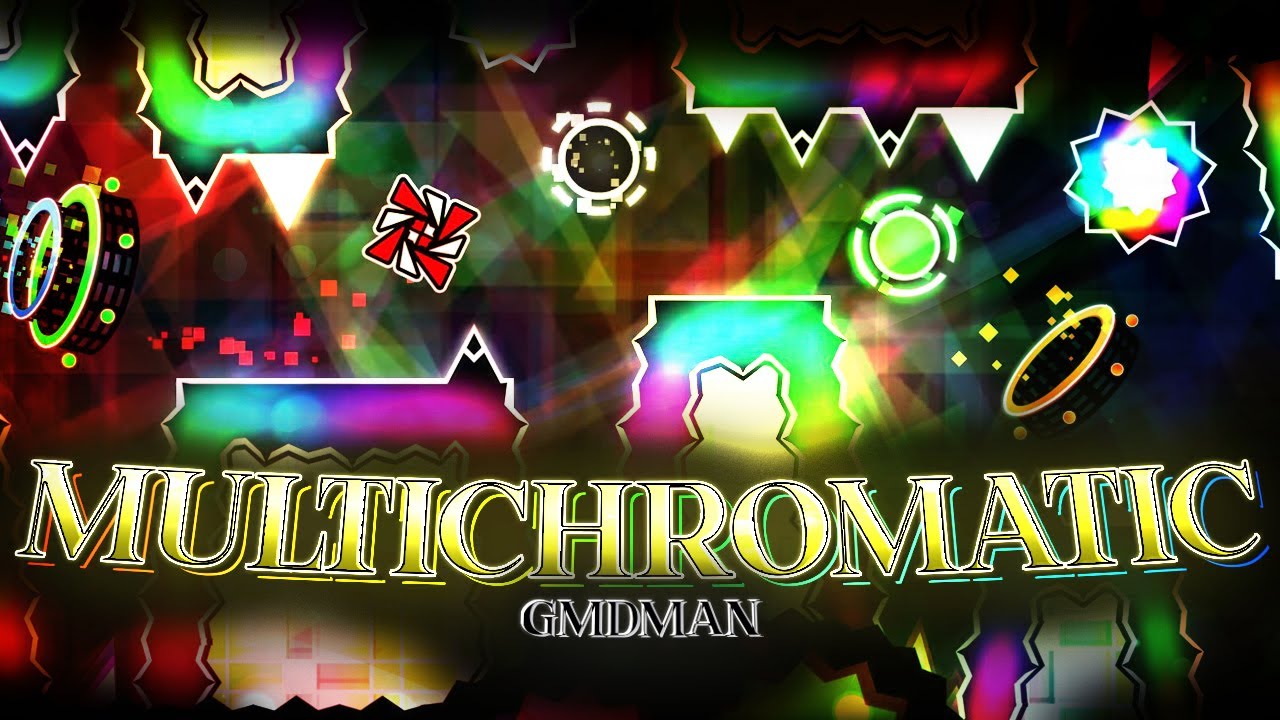 [COMPLETE RANDOMIZED #12] "MultiChromatic" by GeometryDashWomann - YouTube