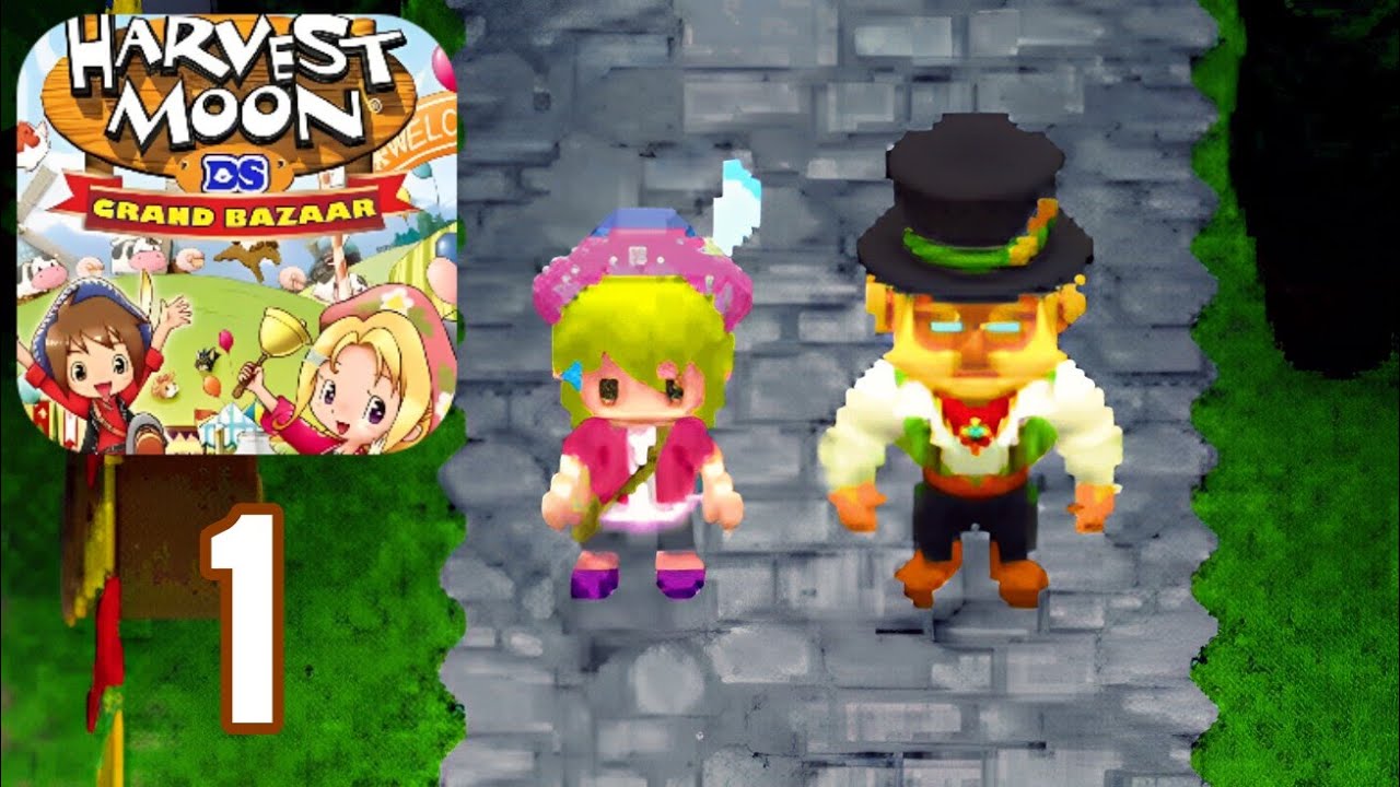 HARVEST MOON DS: GRAND BAZAAR - Gameplay Walkthrough Part 1 - No ...