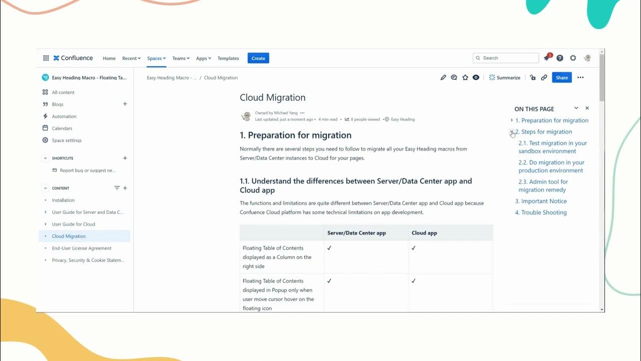 Easy Heading Macro for Confluence Cloud - YouTube