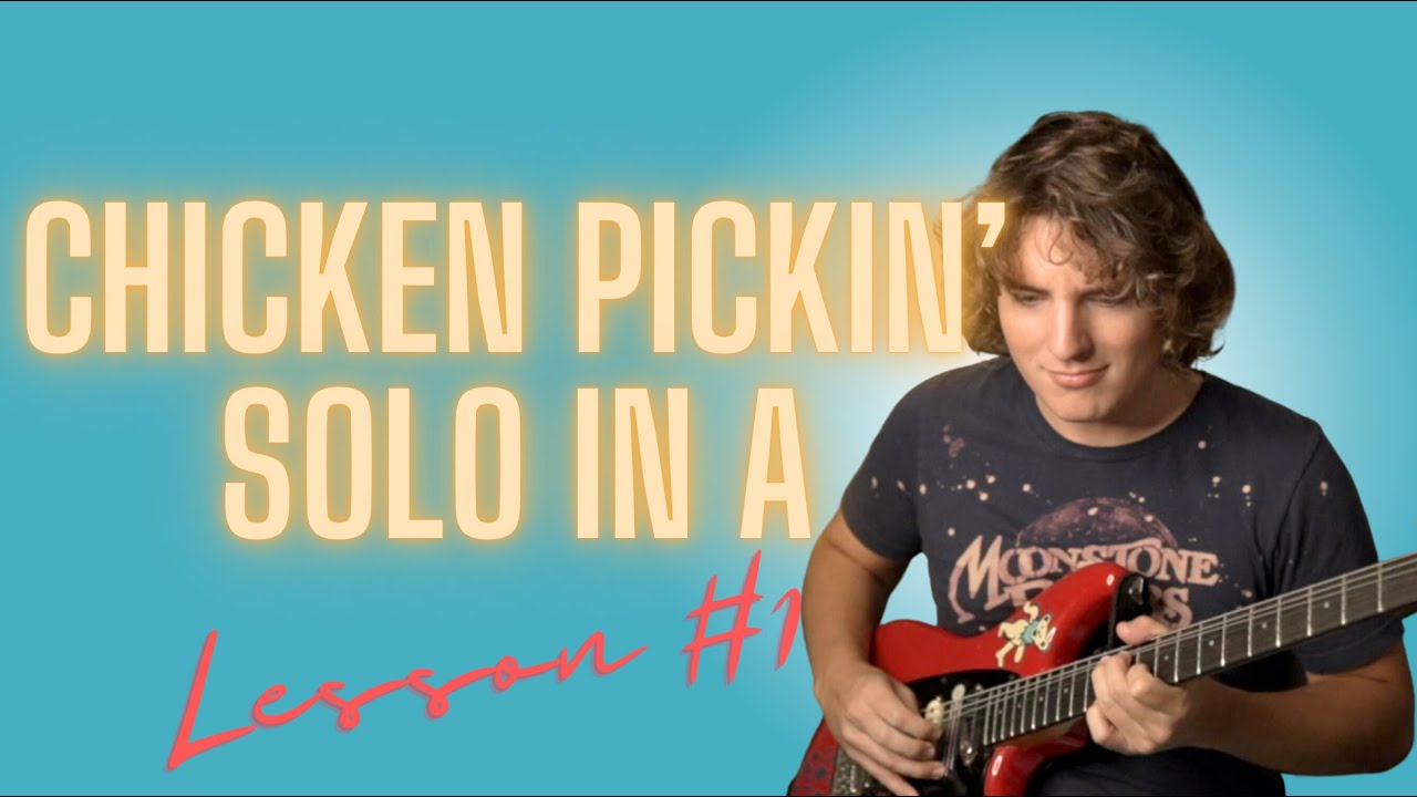 Chicken Pickin' Solo In A ( Lesson #1 ) - YouTube