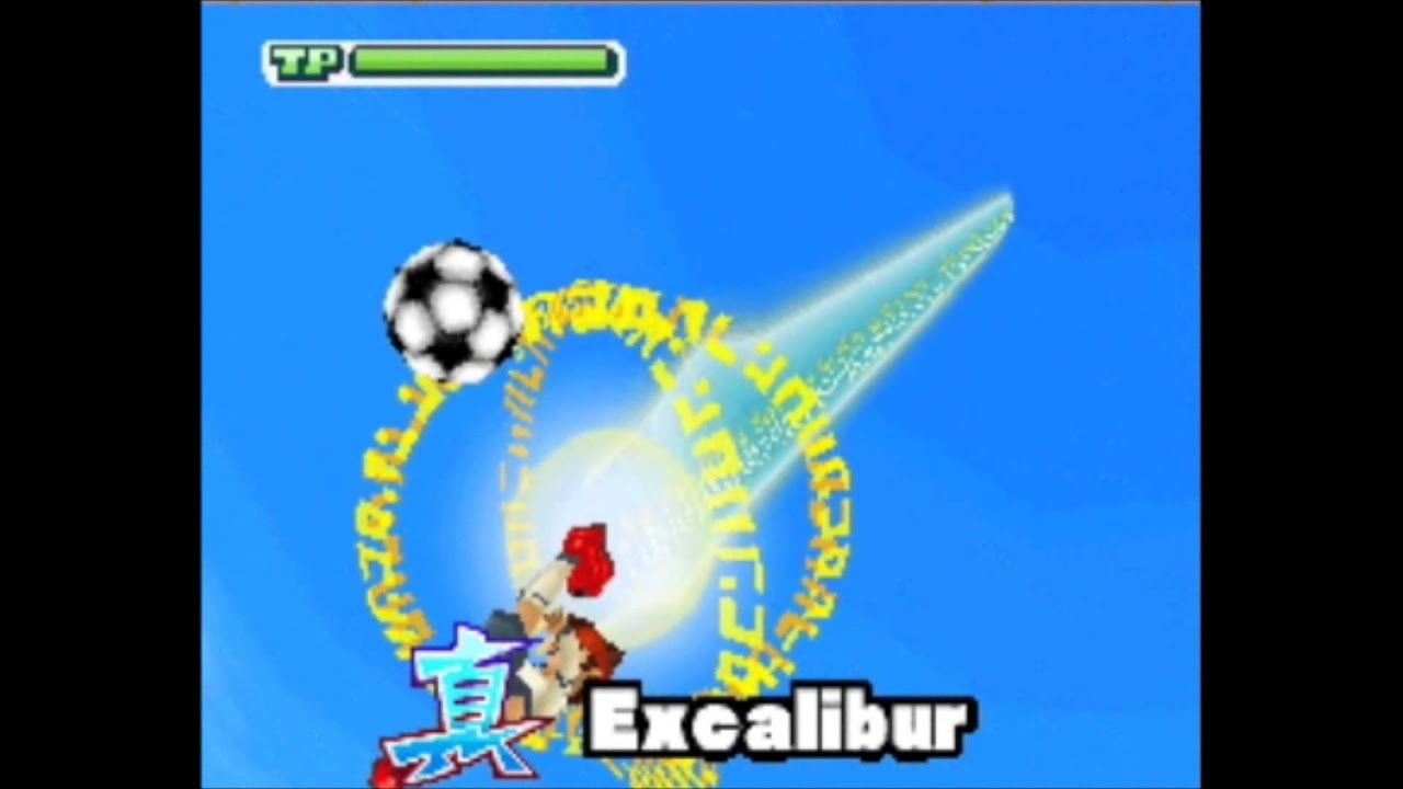 Inazuma eleven 3 the ogre Endou shin excalibur - YouTube