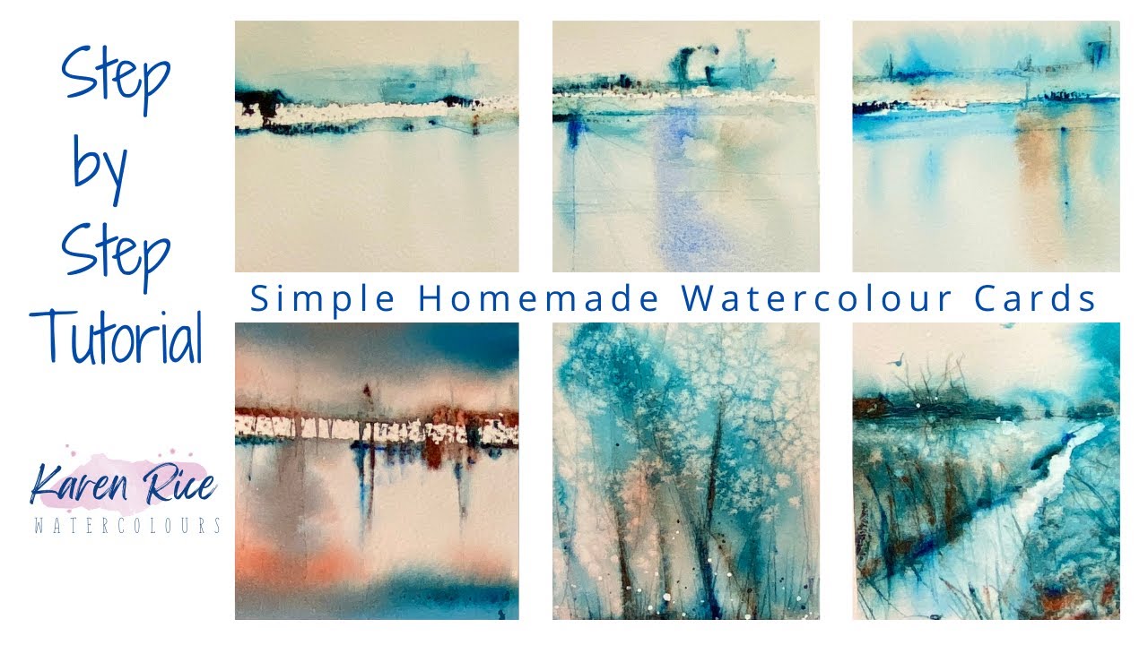 How To Make Easy Homemade Watercolour Cards YouTube how-to-make-easy-homemade-watercolour-cards-youtube