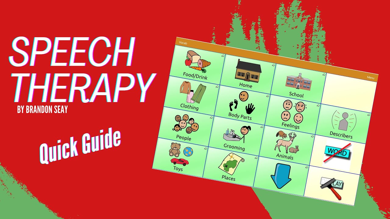 Pediatric Speech Therapy with an app. AAC WordPower tutorial - YouTube