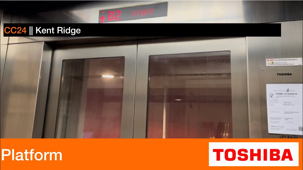 Kent Ridge MRT Station || Toshiba Elevator (Platform) - YouTube