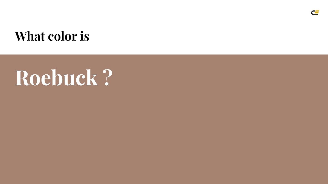 Roebuck color #a68370 hex color - Brown color - Cool color a68370 - YouTube