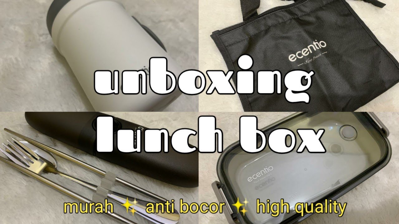 Unboxing Lunch Box Ecentio - YouTube