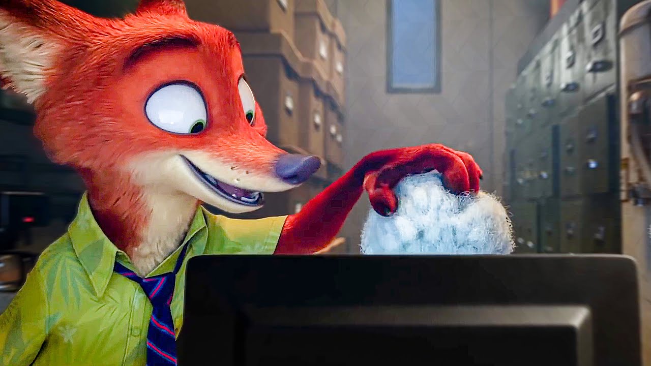 ZOOTOPIA Clip - Fluffy Hair (2016) - YouTube
