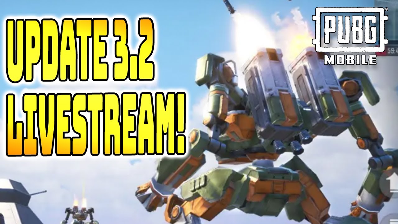 UPDATE 3.2 PUBG MOBILE LIVE STREAM!! - YouTube