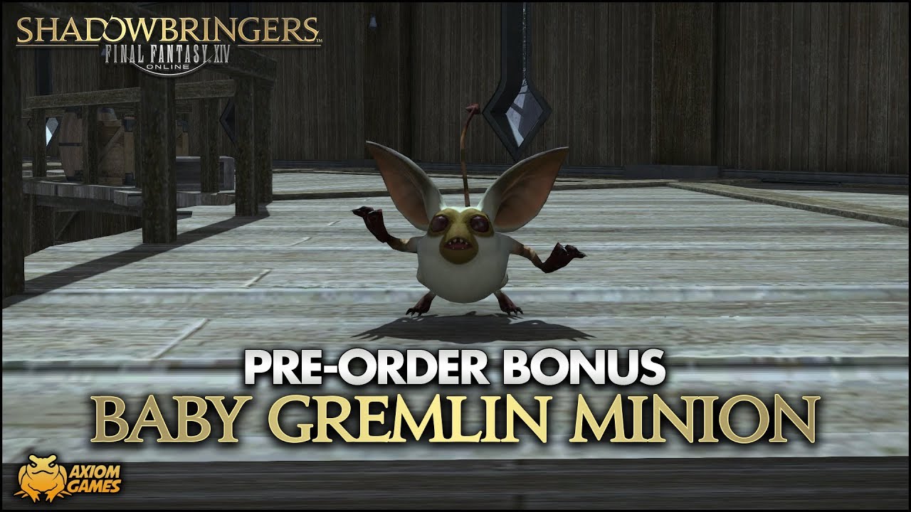FFXIV: Shadowbringers - Baby Gremlin Minion - YouTube