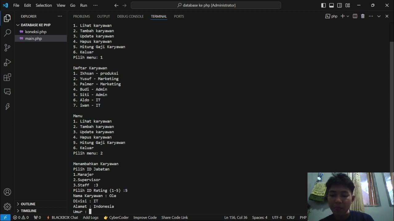 DATABASE KE PHP - YouTube
