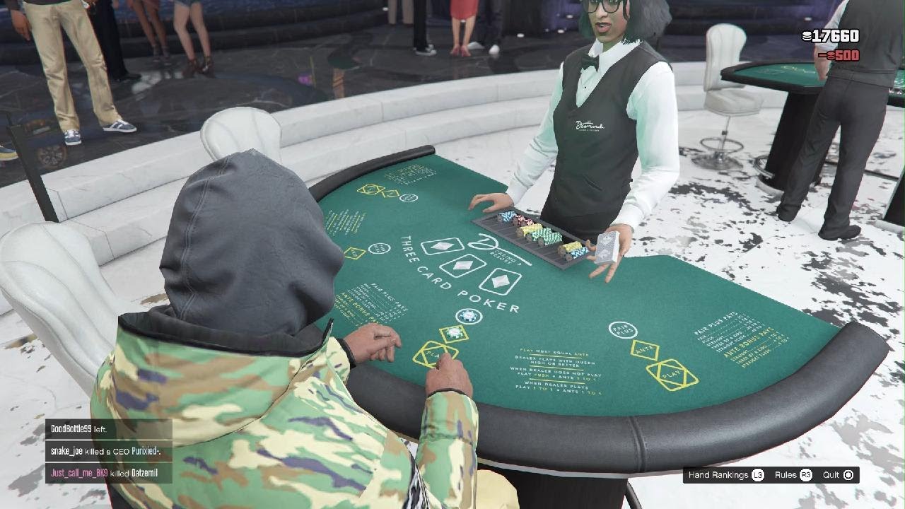 Grand Theft Auto V - Runnin it At the table Pt 2 - YouTube