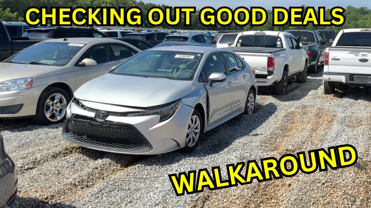 LOCAL COPART WALKAROUND MIKE CHECKS OUT SOME DEALS - YouTube