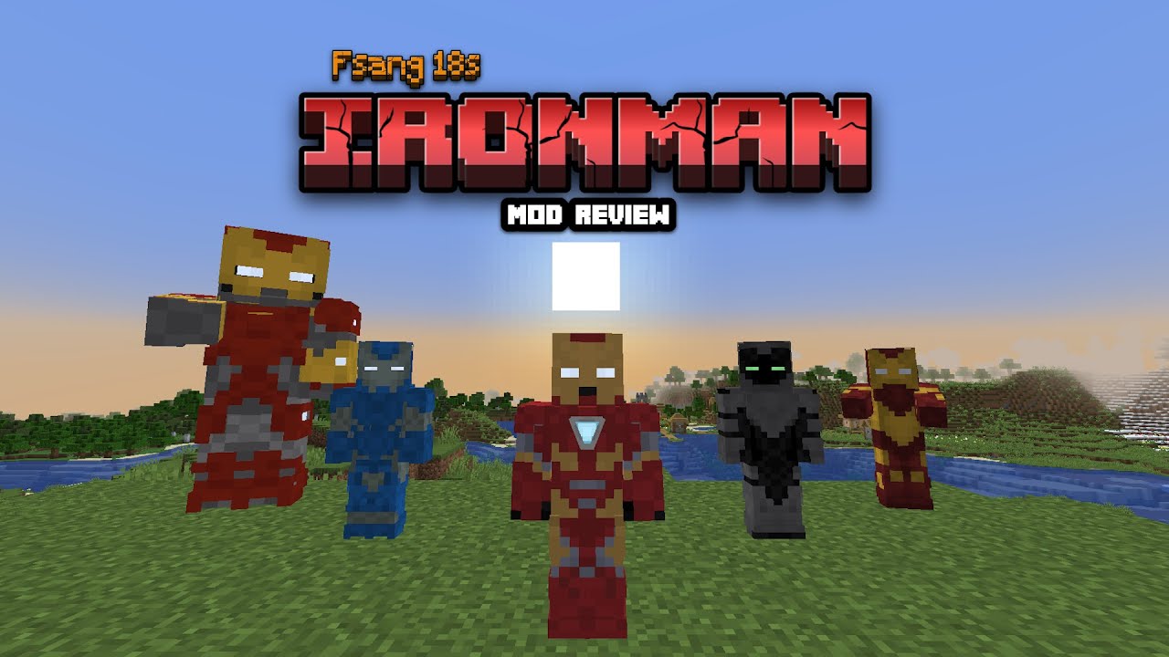 Reviewing the IRON MAN Mod in Minecraft 1.20.1! (FSang18's Heropack ...