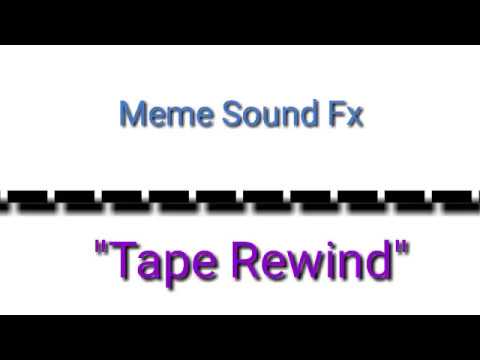" Tape Rewind " | Sound FX - YouTube