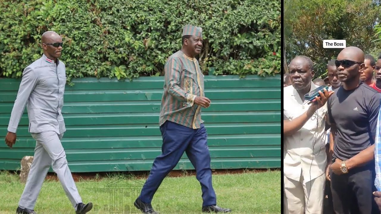 Emotional! Raila Odinga's Bodyguard Maurice Ogeta recounts the ...