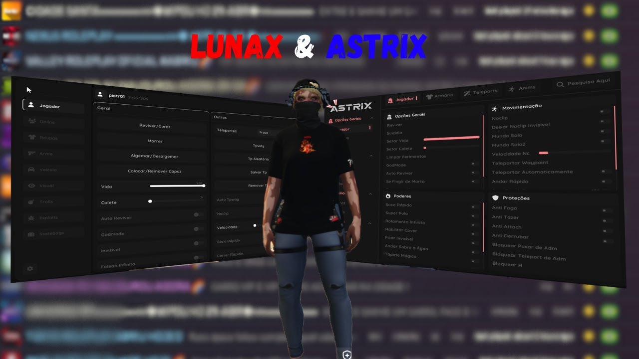 🔥 DUAS CRIANÇAS XITANDO NO FIVEM! | ASTRIX & LUNAX MENU 👻 - YouTube