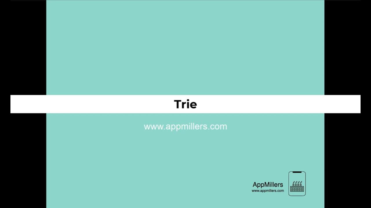 Trie Data Structure - YouTube