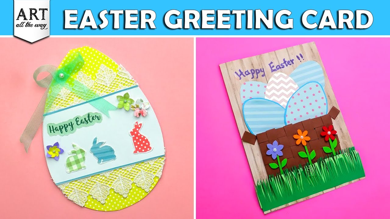 DIY Easter Greeting Card | Handmade Easter Card Ideas | Easter Craft ...