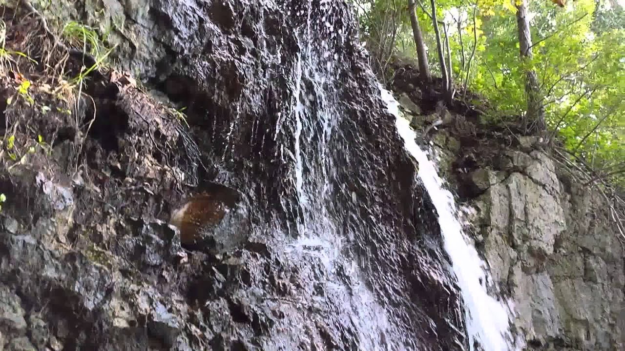 Waterfall in Petoskey, Michigan found off the road scenic overlook ...