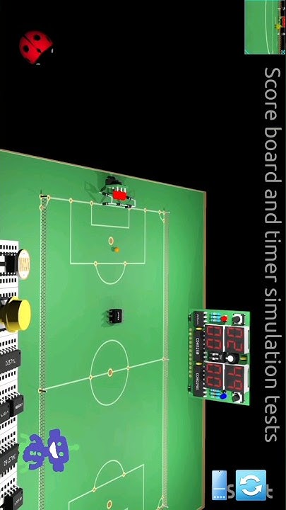 Soccer Game ⚽ Simulated In Webots Cyberboticswebots Youtube