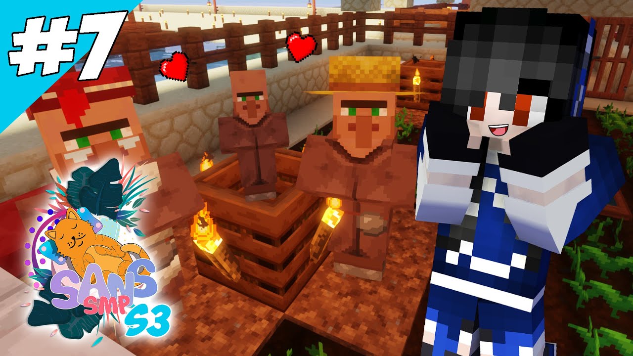 Sans SMP S3 #7 - VILLAGER KITA YANG SEMBUH AKHIRNYA MAU PUNYA ANAK JUGA ...