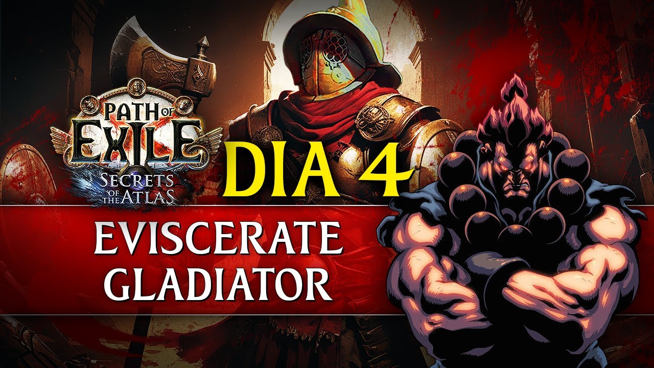 PoE 3.26 - Diário de Build - Eviscerate Gladiator - Dia 4 | Path of ...