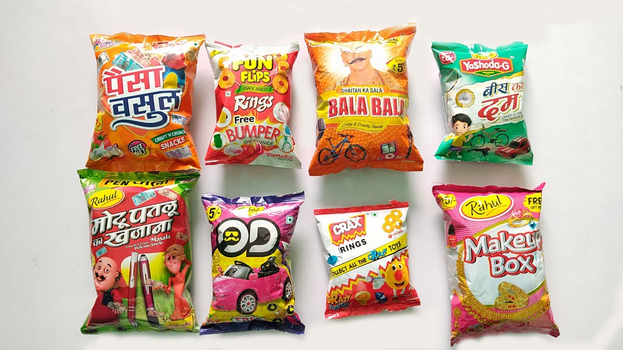 My Top 8 Snack collection with Gift inside !!!! - YouTube